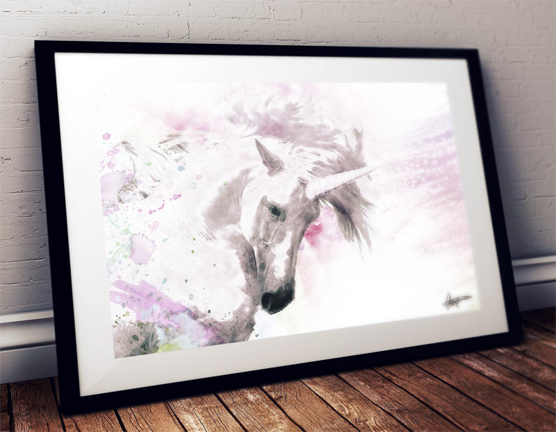 Unicorn Poster Original Design | Etsy