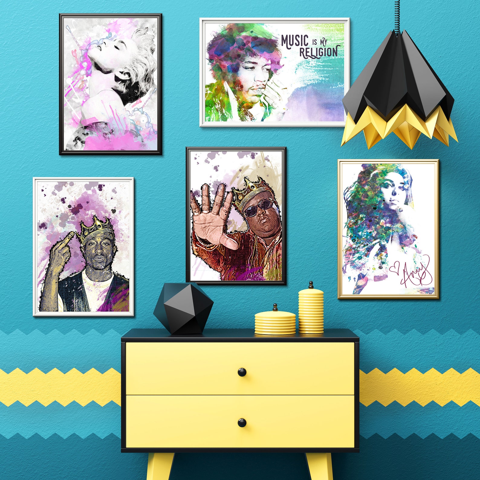 Tupac Shakur 2pac Inspired Poster - Etsy