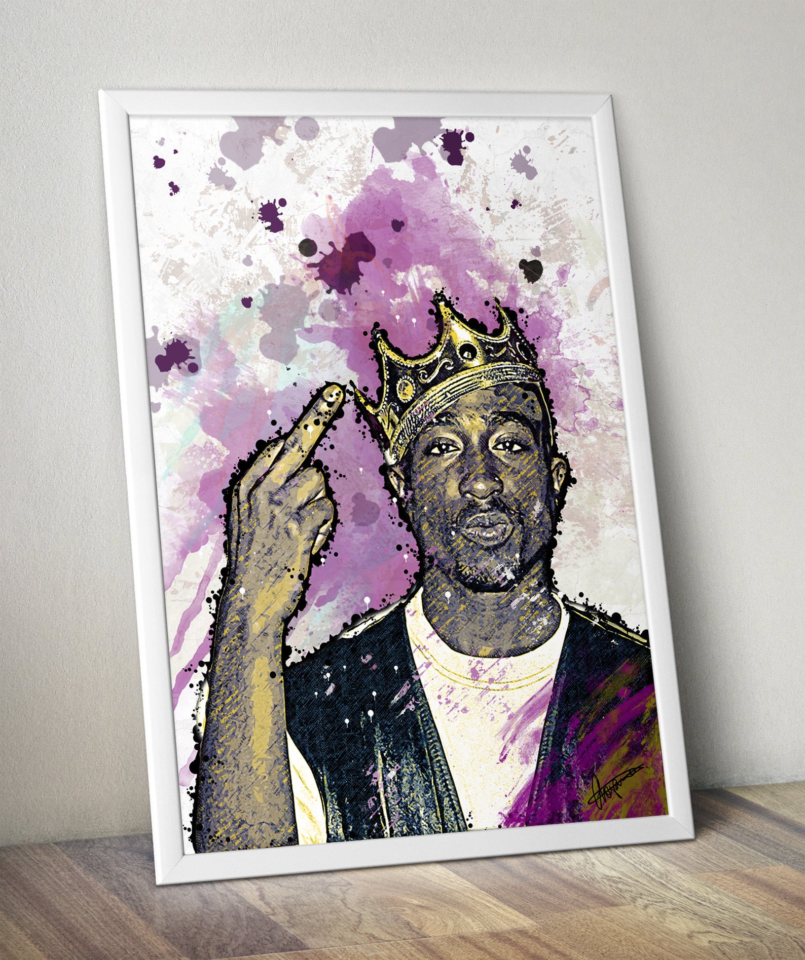 Tupac Shakur 2pac Inspired Poster - Etsy