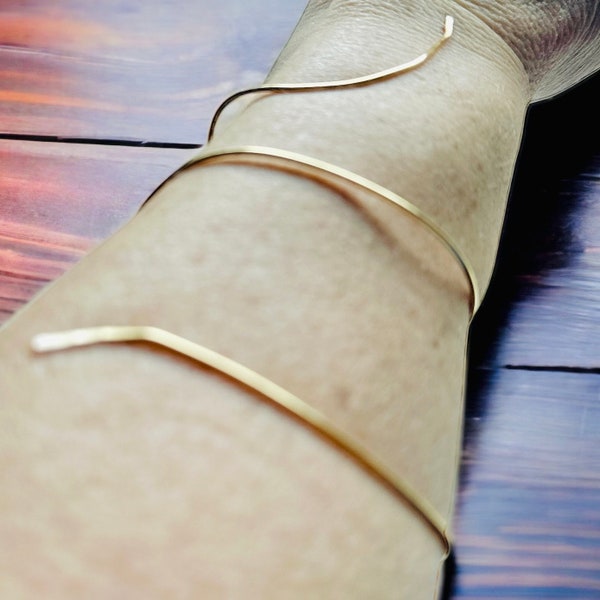 Thick Upper Arm Bracelet - Etsy