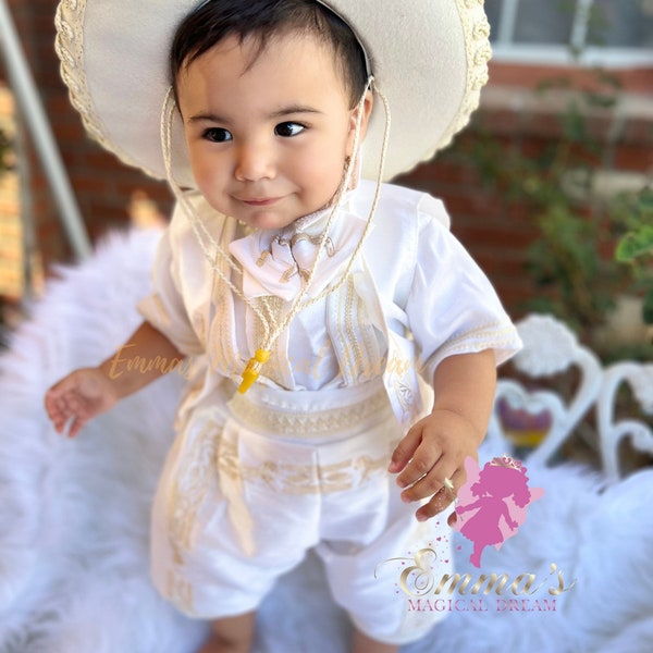 Charro Baptism Outfit for Boys - Etsy