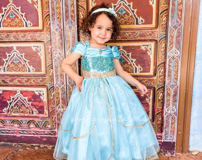 Princess Jasmine Dress - Etsy