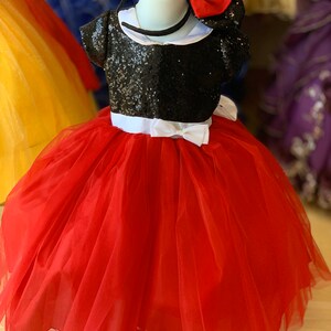 Red or Pink Mouse Dress - Etsy