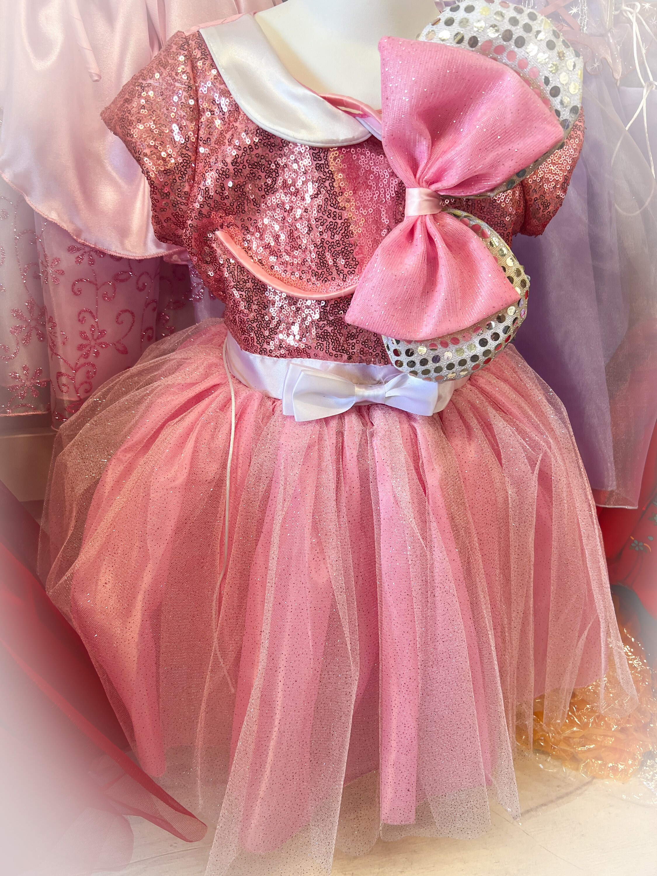 Red or Pink Mouse Dress - Etsy