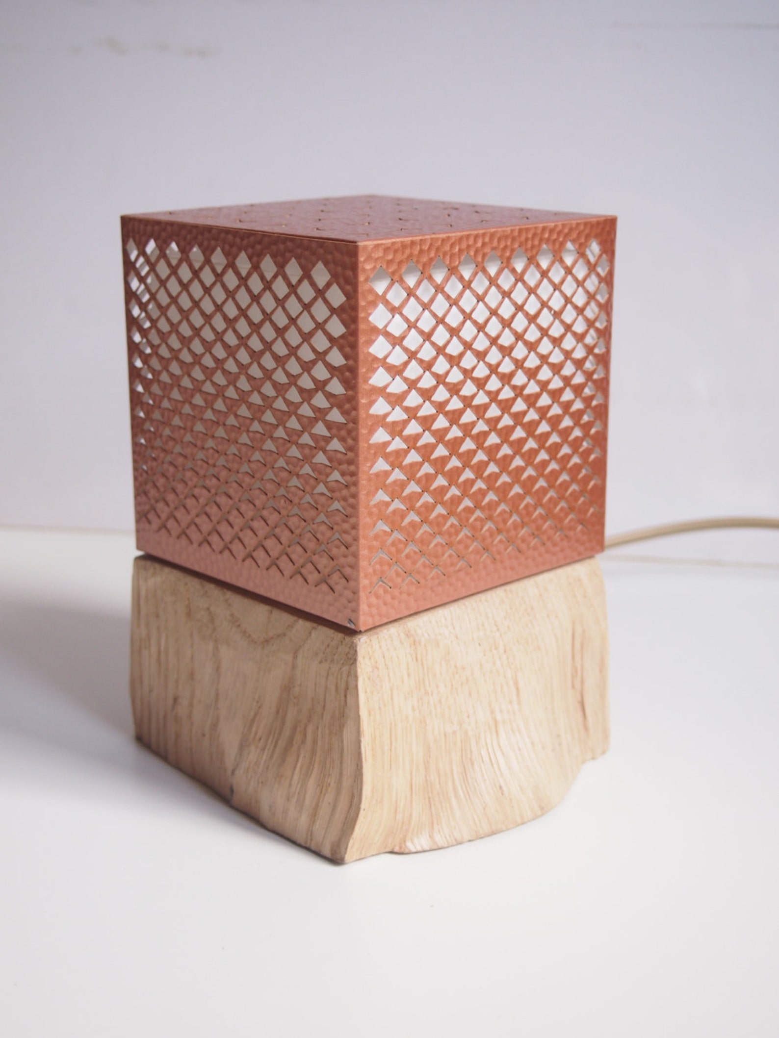 Geometric Triangle Lamp - Etsy