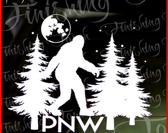 Sasquatch decal | Etsy