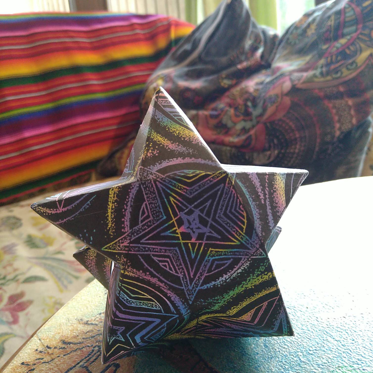 Star Boxes, 10 Printable Templates, Digital Download, Colorful Stars ...