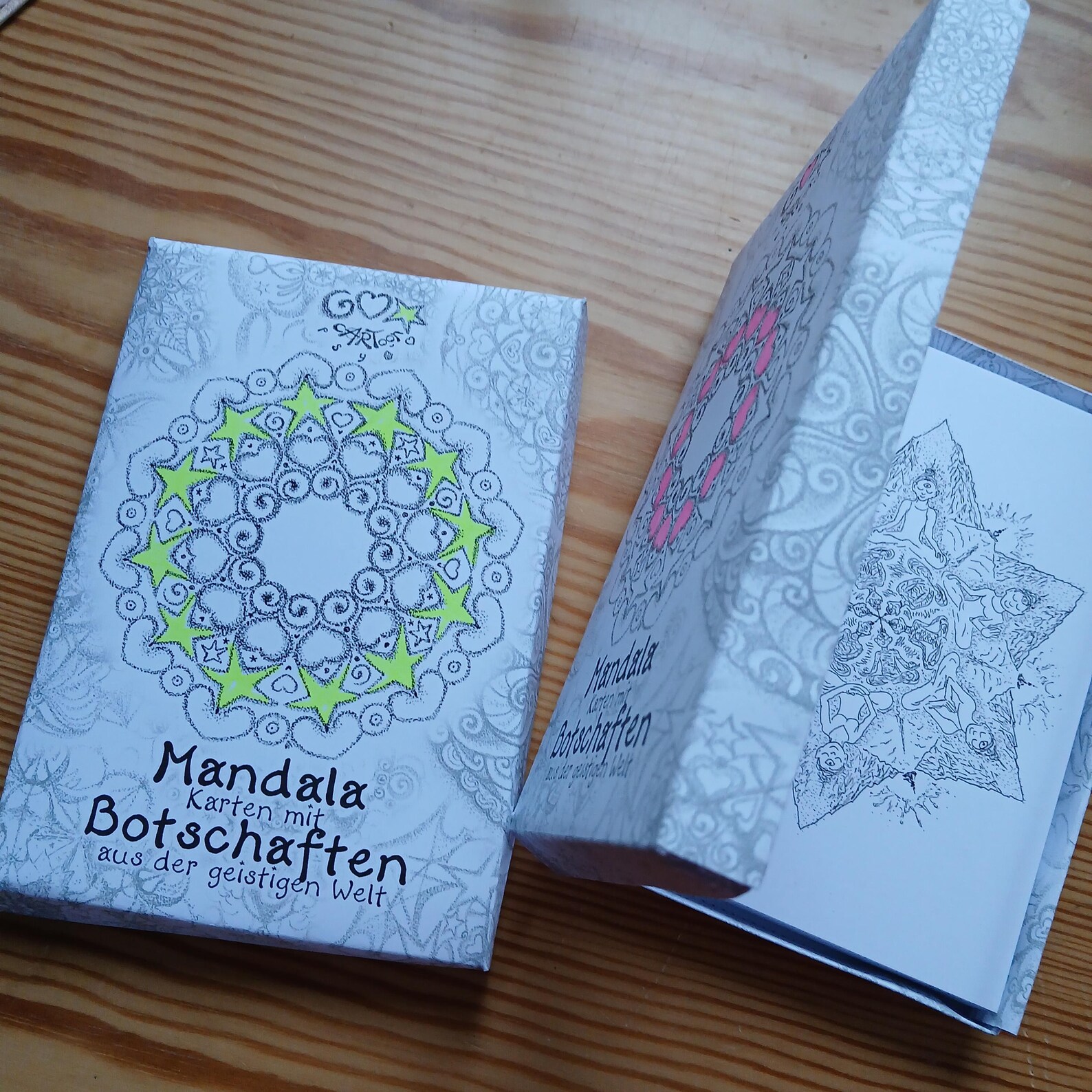 Handmade Mandala Card Deck: Spiritual Art, Empowering Messages ...