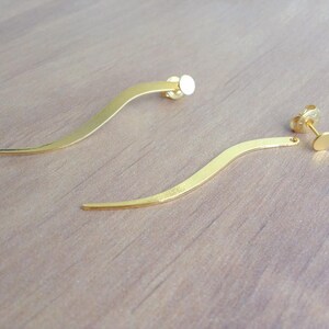 ON SALE- Moon Ear Jacket, Set of Studs and Jackets - Front Back Earring ...