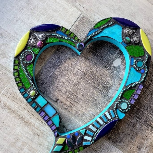 Mosaic Heart - Etsy