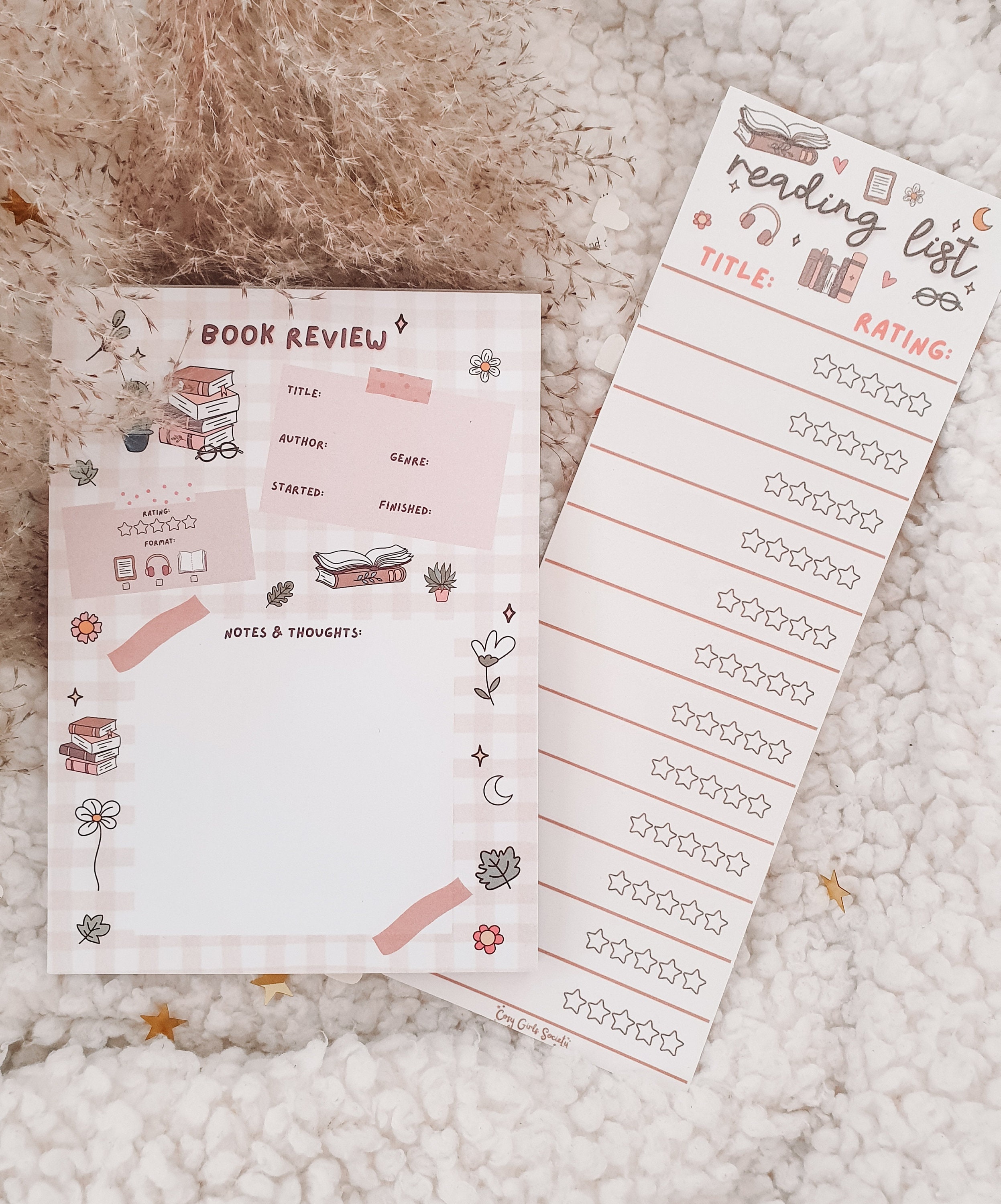 Book Review Pad | Book Tracker | Reading Review | Reading Challenge ...