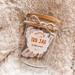 TBR Jar With 52 Reading Prompt Cards - Etsy