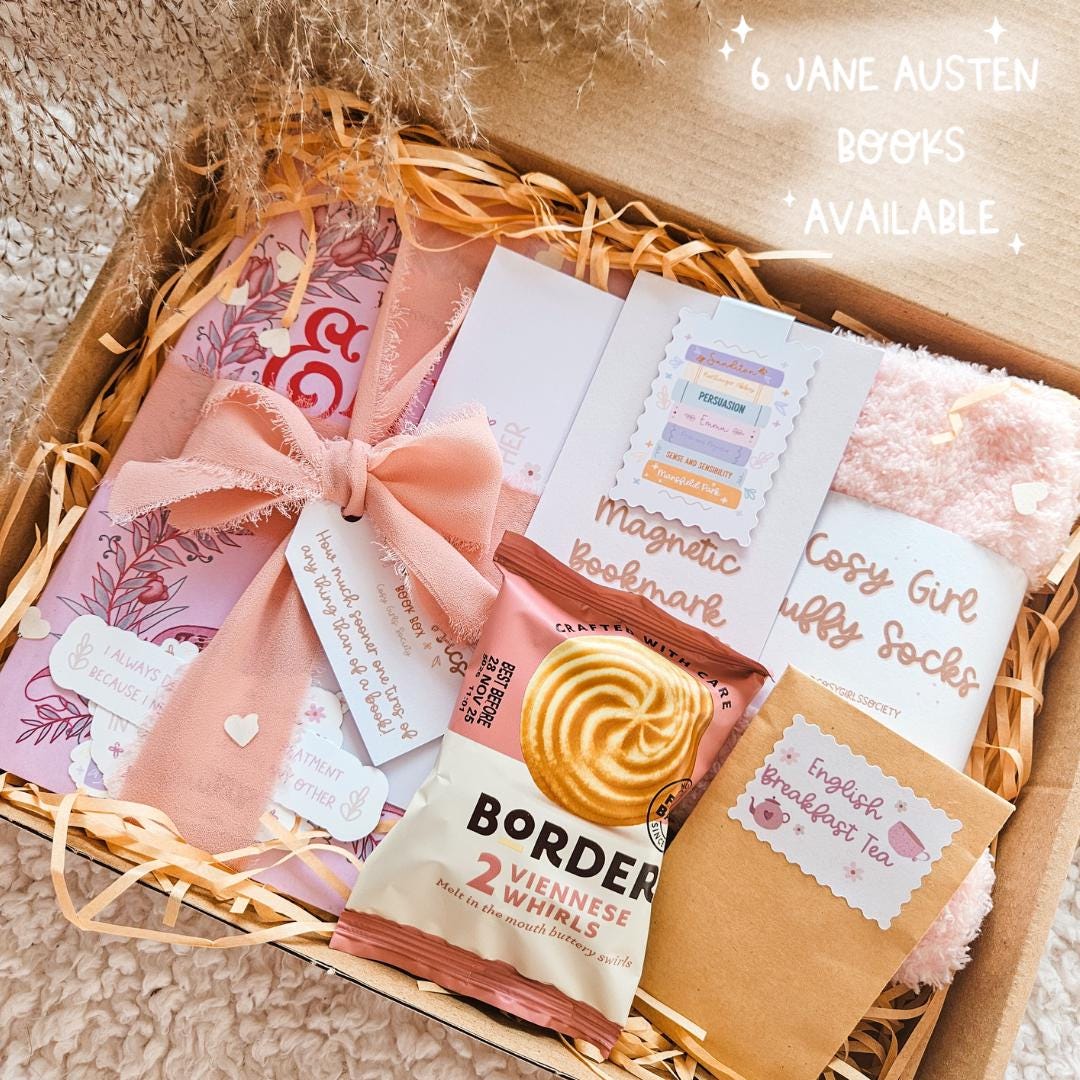 Cosy Classics Book Box | Jane Austen Book Box | Book Lover Gift Box ...