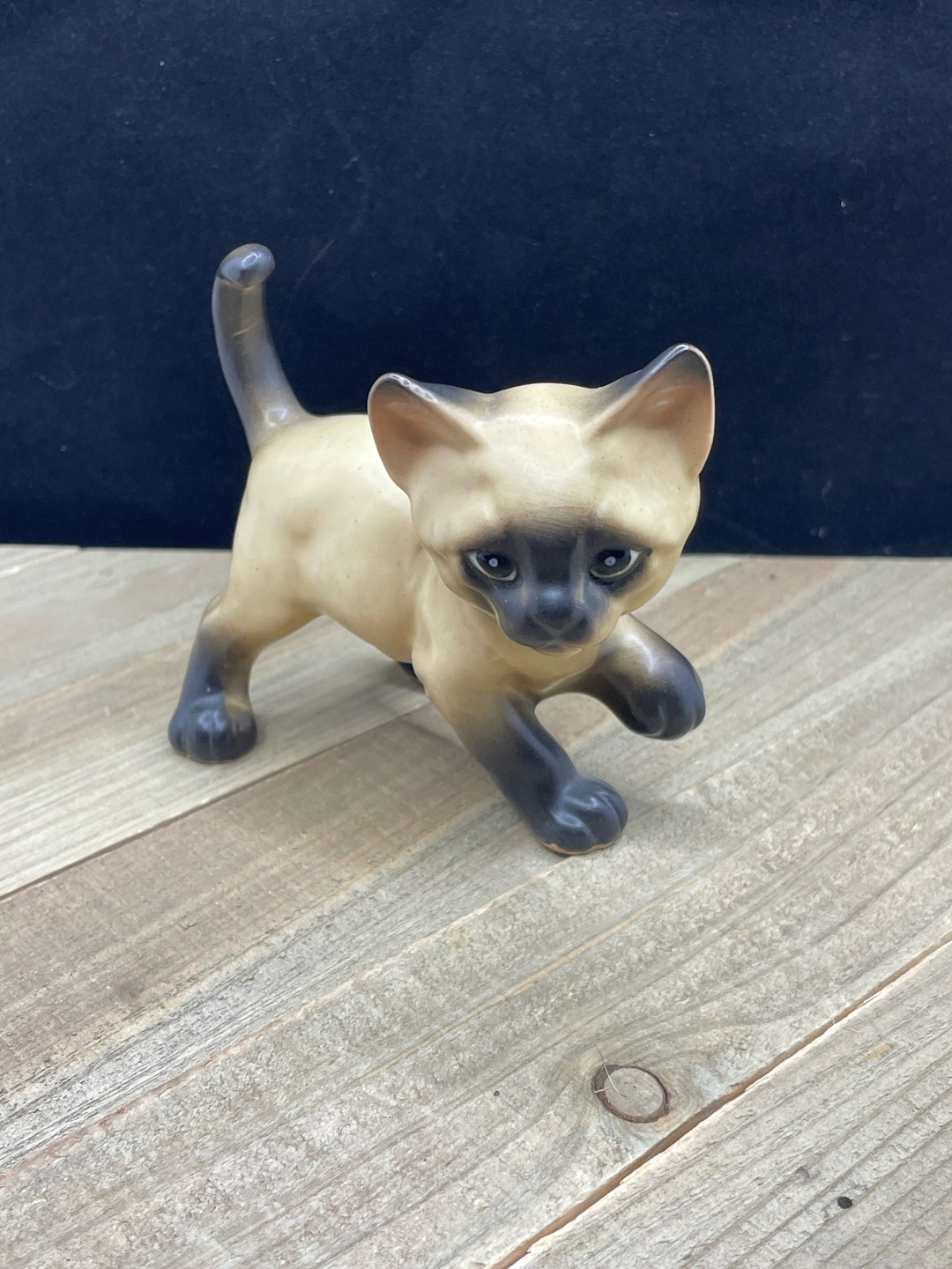 Lefton Siamese Cat Figurine - Etsy