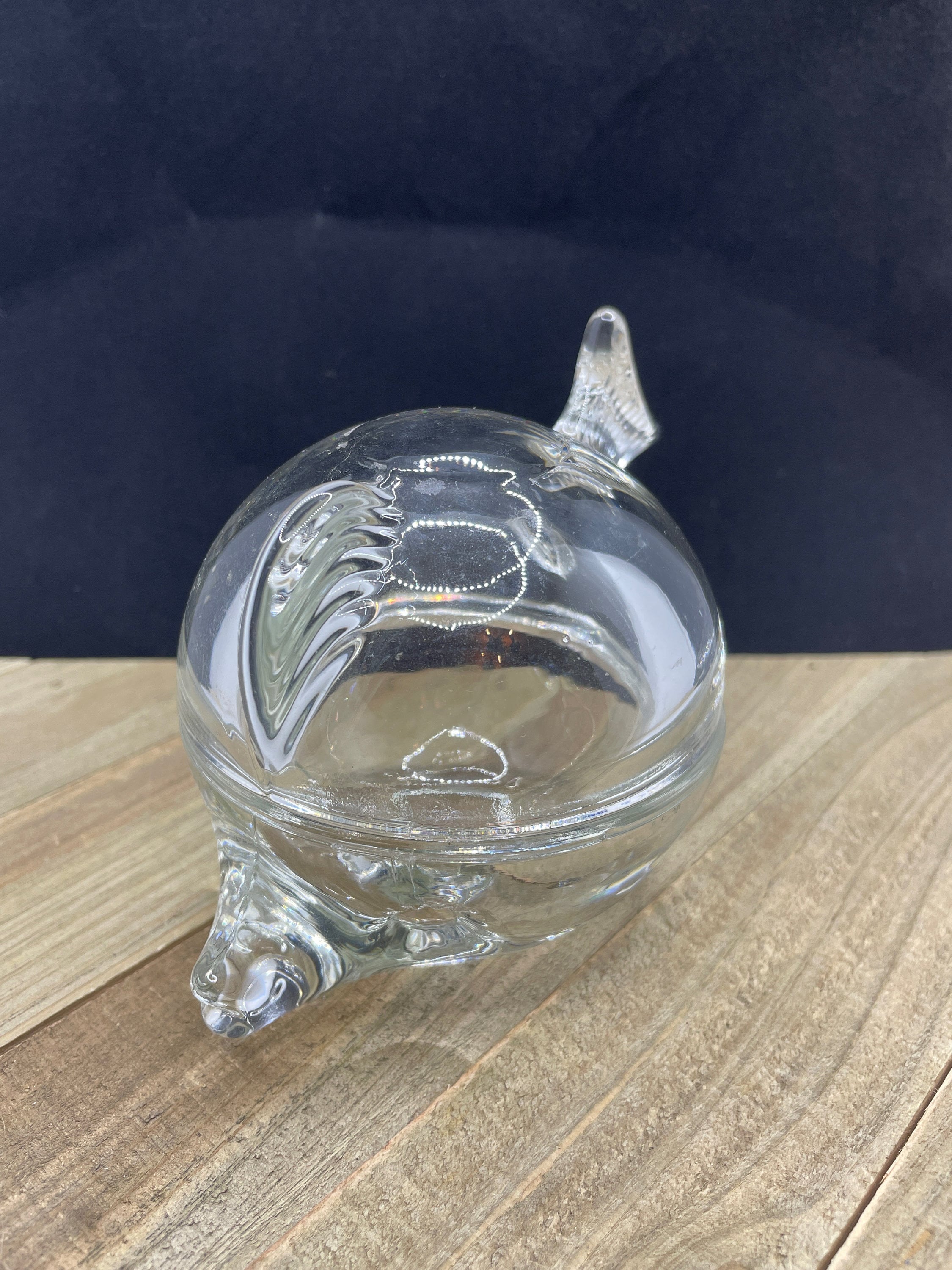 Anchor Hocking Lidded Glass Fish Dish - Etsy