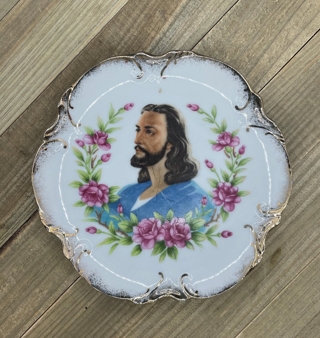 Jesus Plate-japan - Etsy