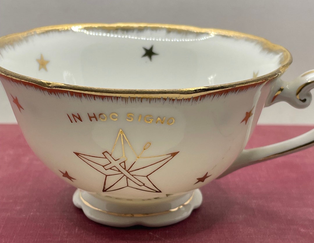 In HOC Signo Spes Mea Masonic Temple Teacup - Etsy