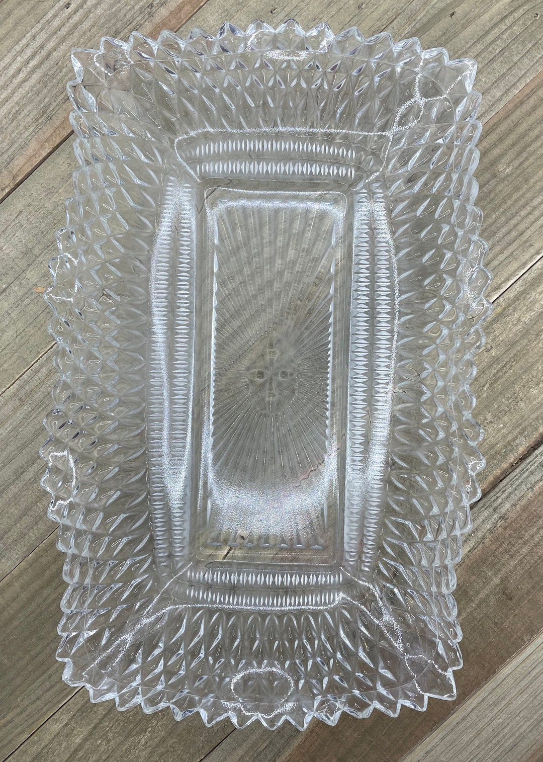 Crystal Butter Dish - Etsy