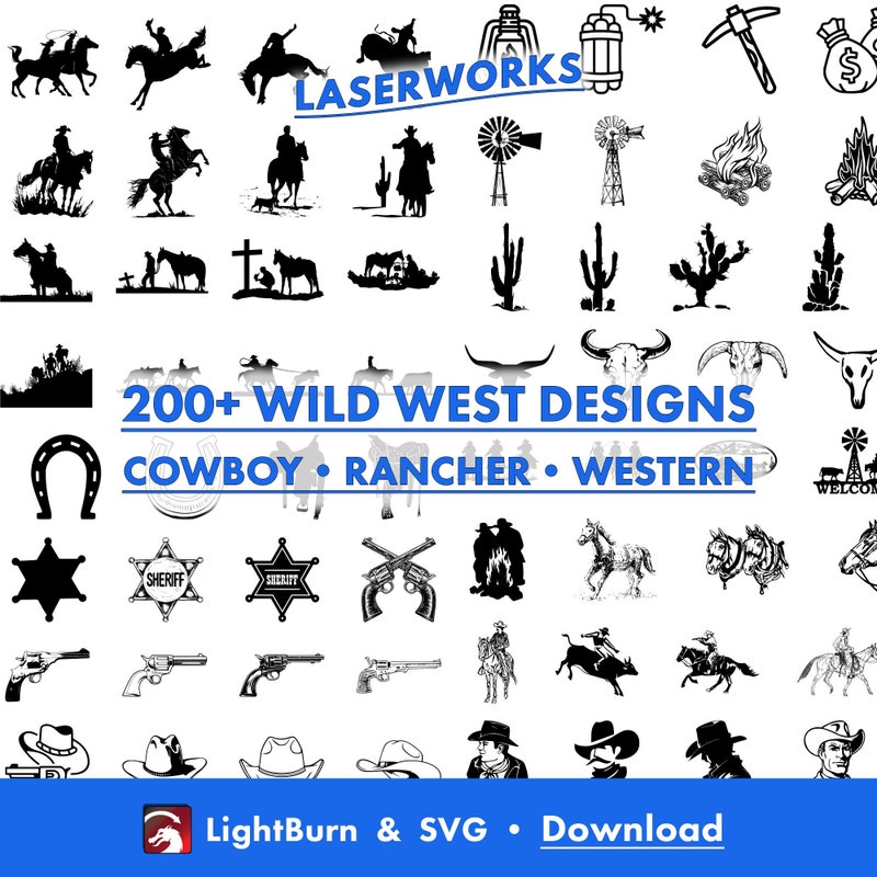 Western Cowboy Figurines - Etsy