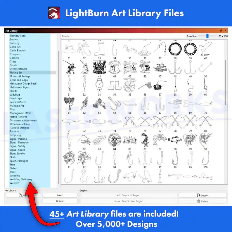 Lightburn Art Library File Bundle: 5000+ Vector Designs (digital ...