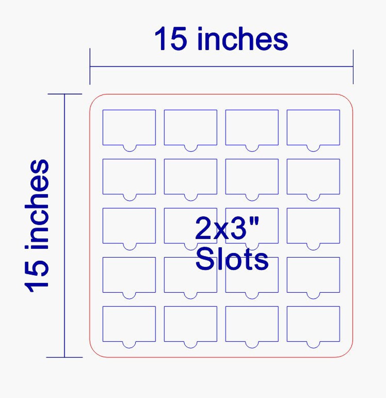 Leather Patch/card Engraving Jig 2x3 Inch Lightburn Digital - Etsy