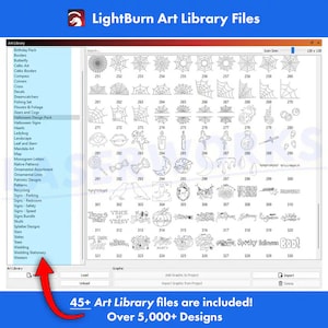 Lightburn Art Library File Bundle: 5000+ Vector Designs (digital ...