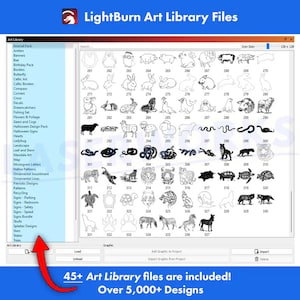 Lightburn Art Library File Bundle: 5000+ Vector Designs (digital ...