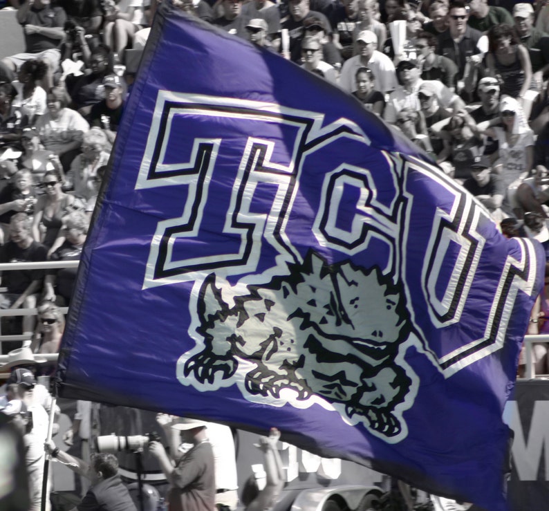 Fear the Frog- TCU Game Flag - Etsy