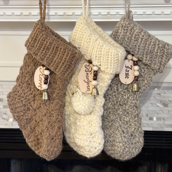 Rustic Christmas Stocking - Etsy
