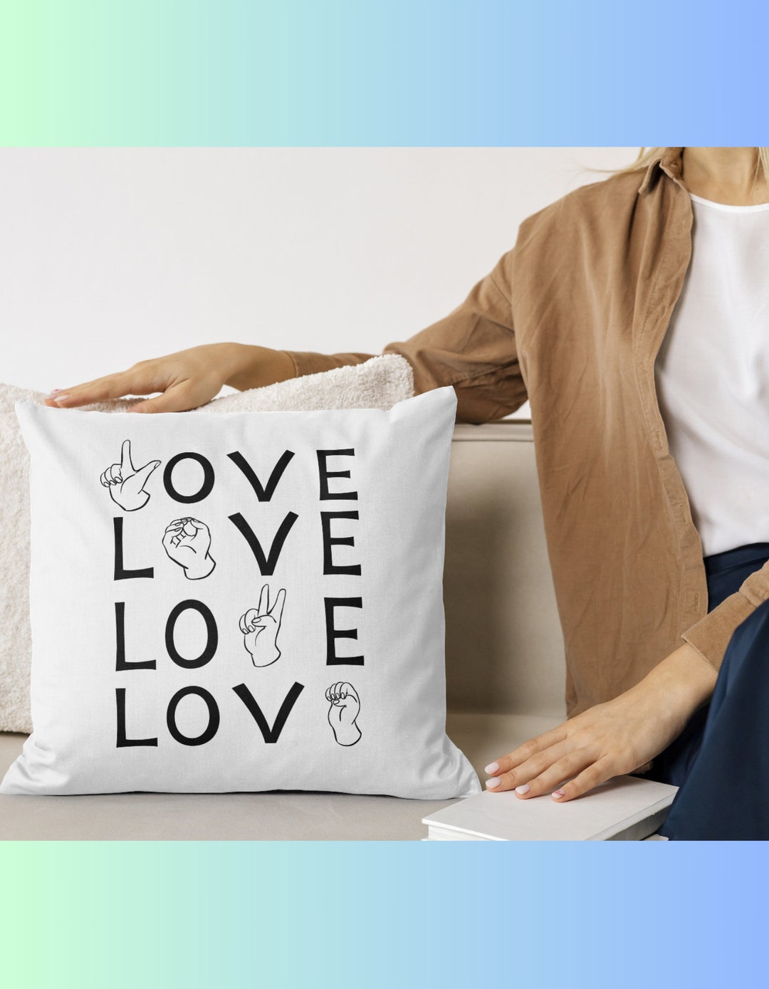 L-O-V-E LOVE ASL SVG for Cricut - Etsy