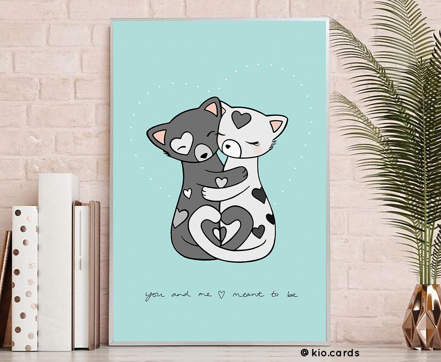 Love Poster Romantic Wall Art Print Valentines Gift for - Etsy