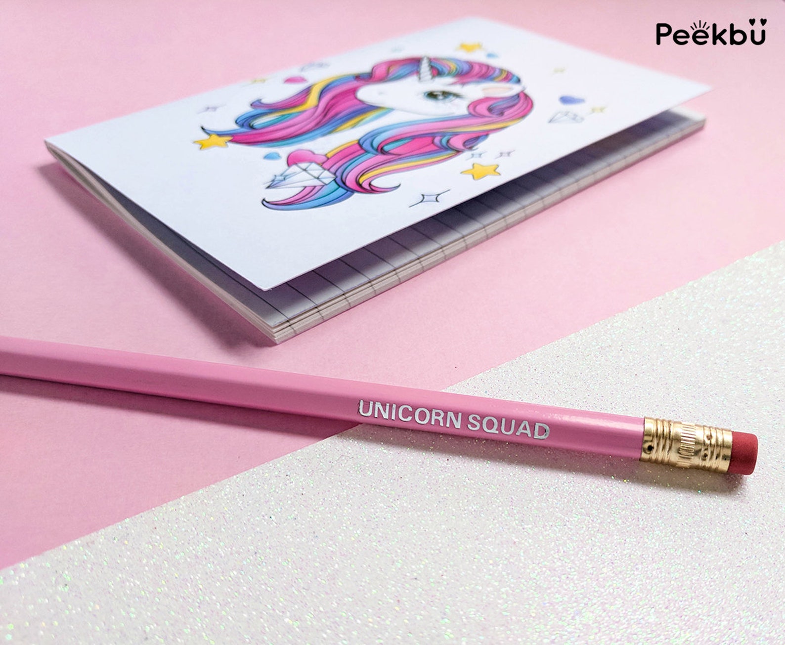 Unicorn Notebook and Pencil Unicorn Stationery Set | Etsy