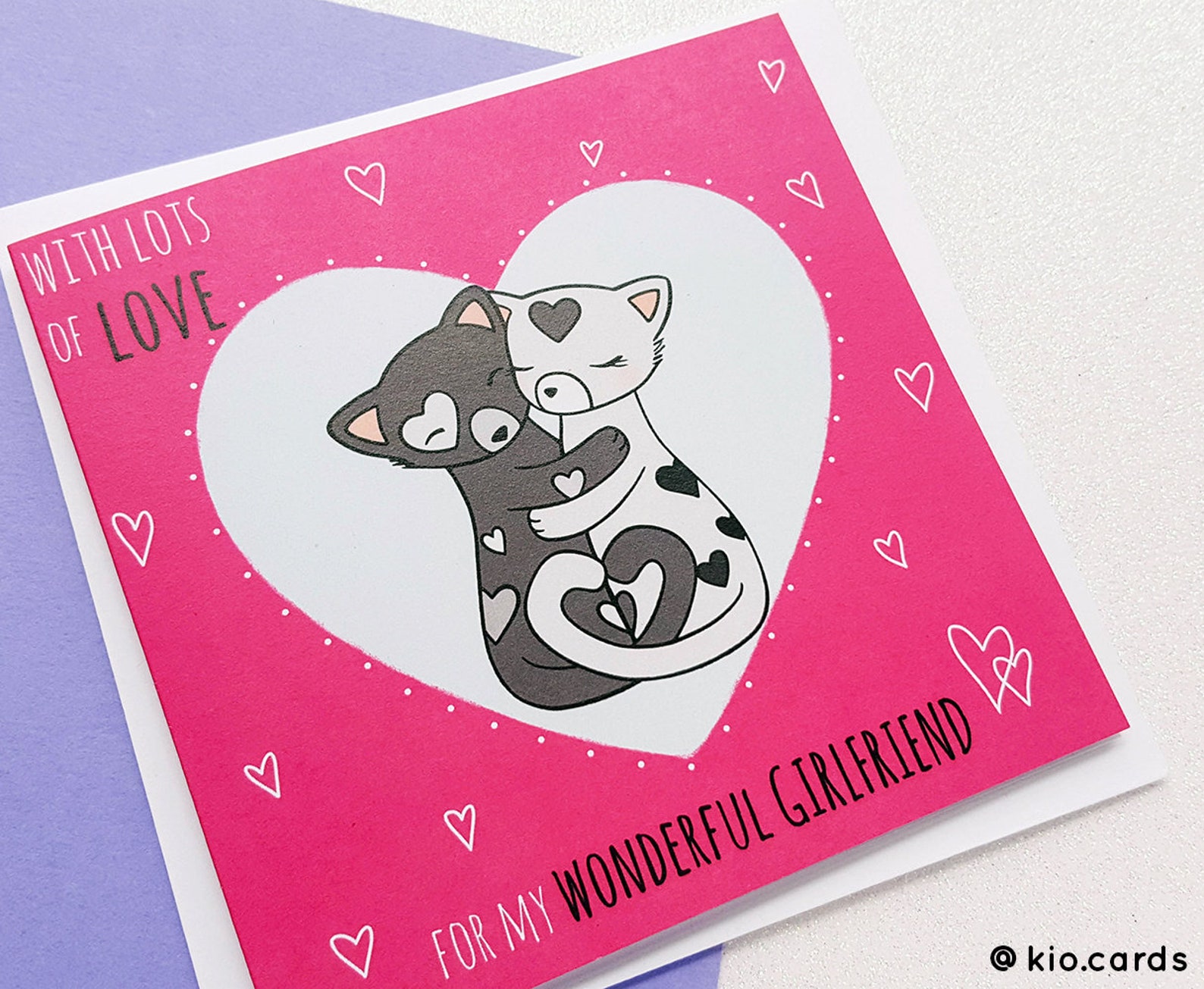 Cute Girlfriend Card Romantic Girlfriend Card Girlfriend - Etsy
