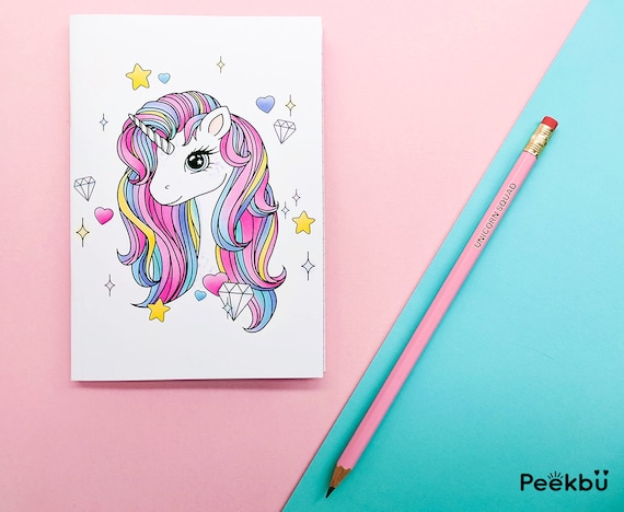 Unicorn Notebook and Pencil Unicorn Stationery Set - Etsy UK