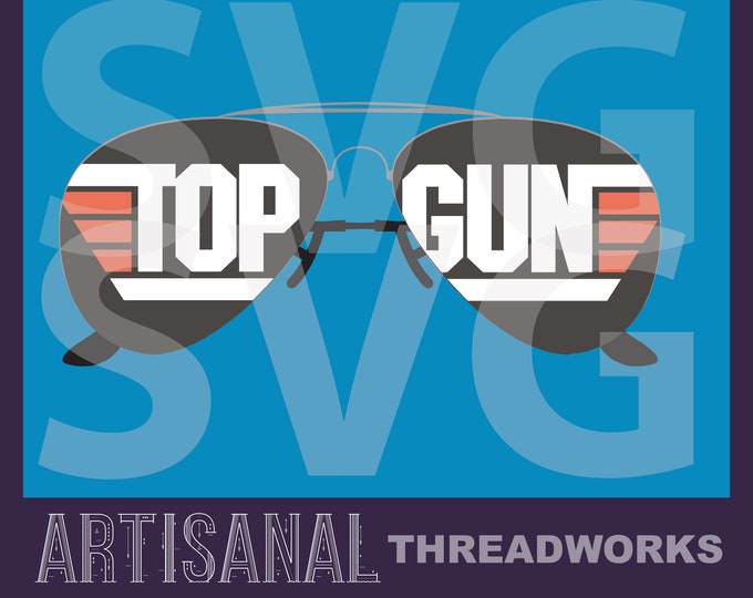 Top Gun Aviators SVG, DXF, PNG - Etsy