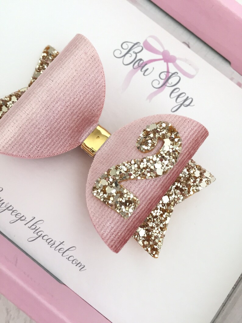 Birthday Bow, Birthday, Bow, Bows, Glitter Bow, Velvet Bow, Other ...