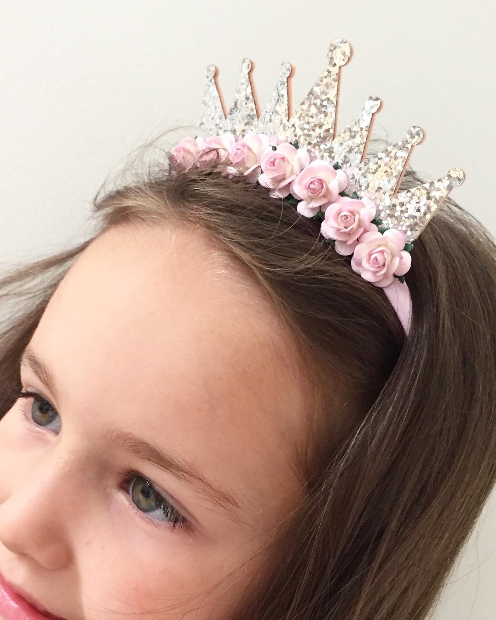 Girls Tiara, Tiara, Childs Tiara, Silver Tiara, Birthday Tiara ...