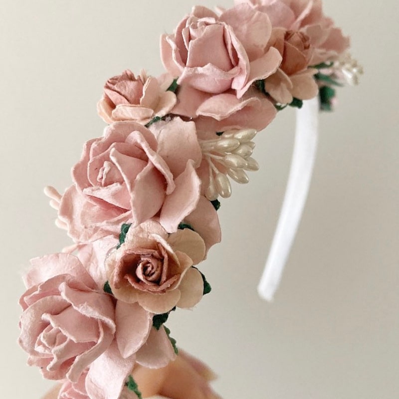Flower Girl Headband - Etsy
