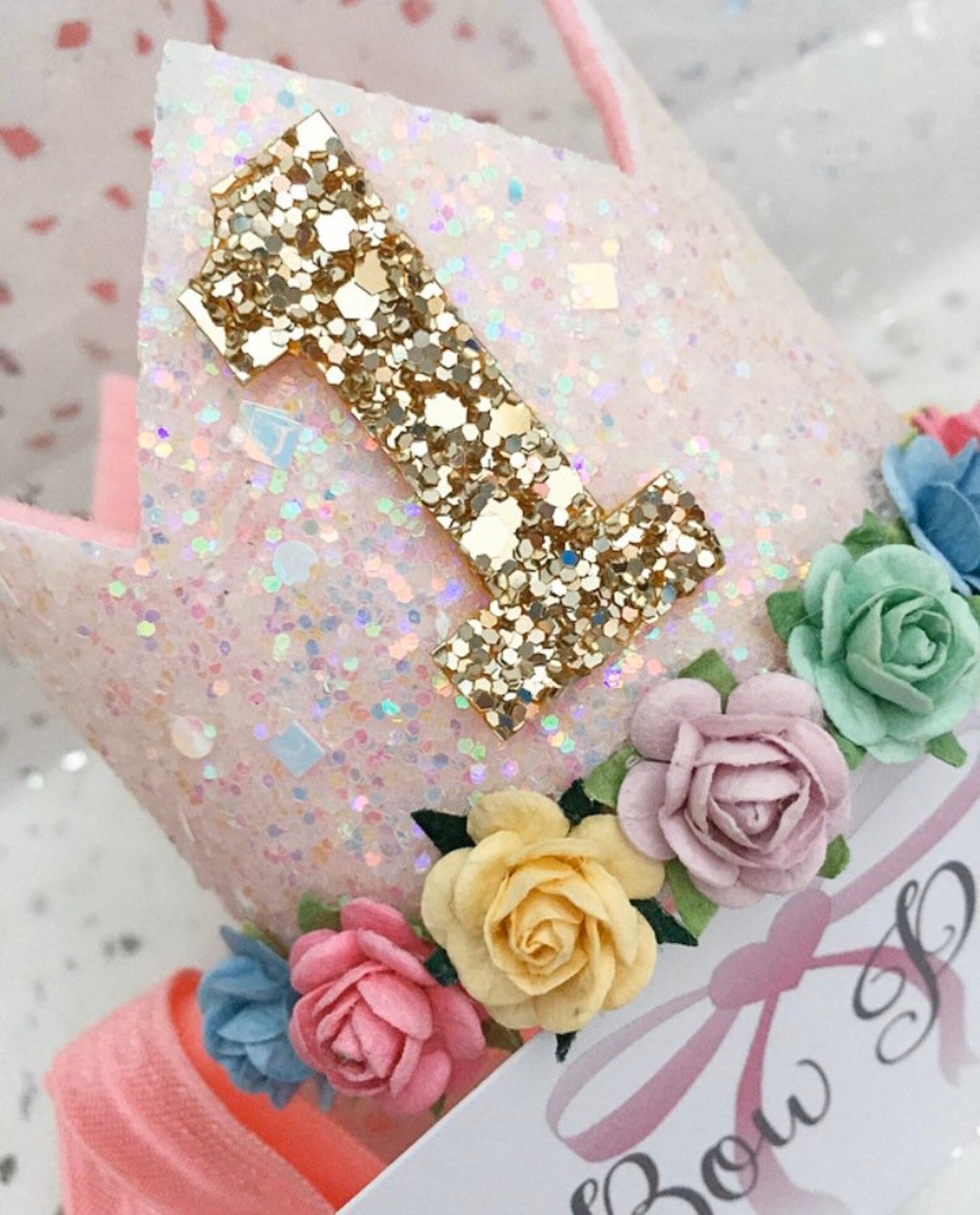 Birthday crown rainbow crown party hat birthday hat cake | Etsy