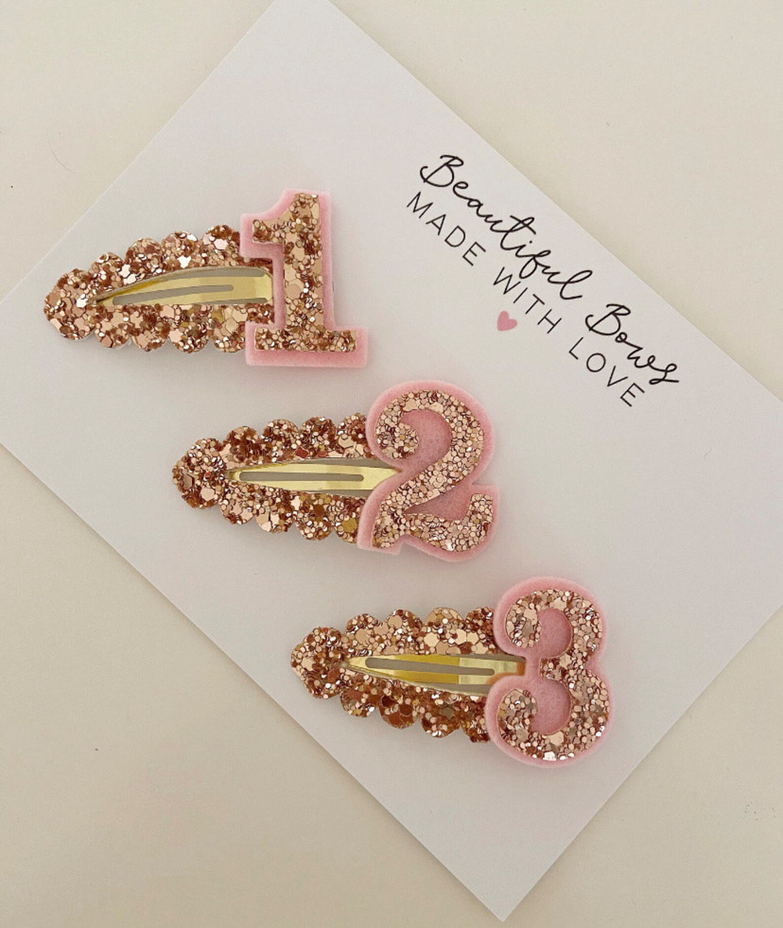 All Ages Available, Birthday Clip, Birthday Bow, 1st Birthday Clip, 2nd ...