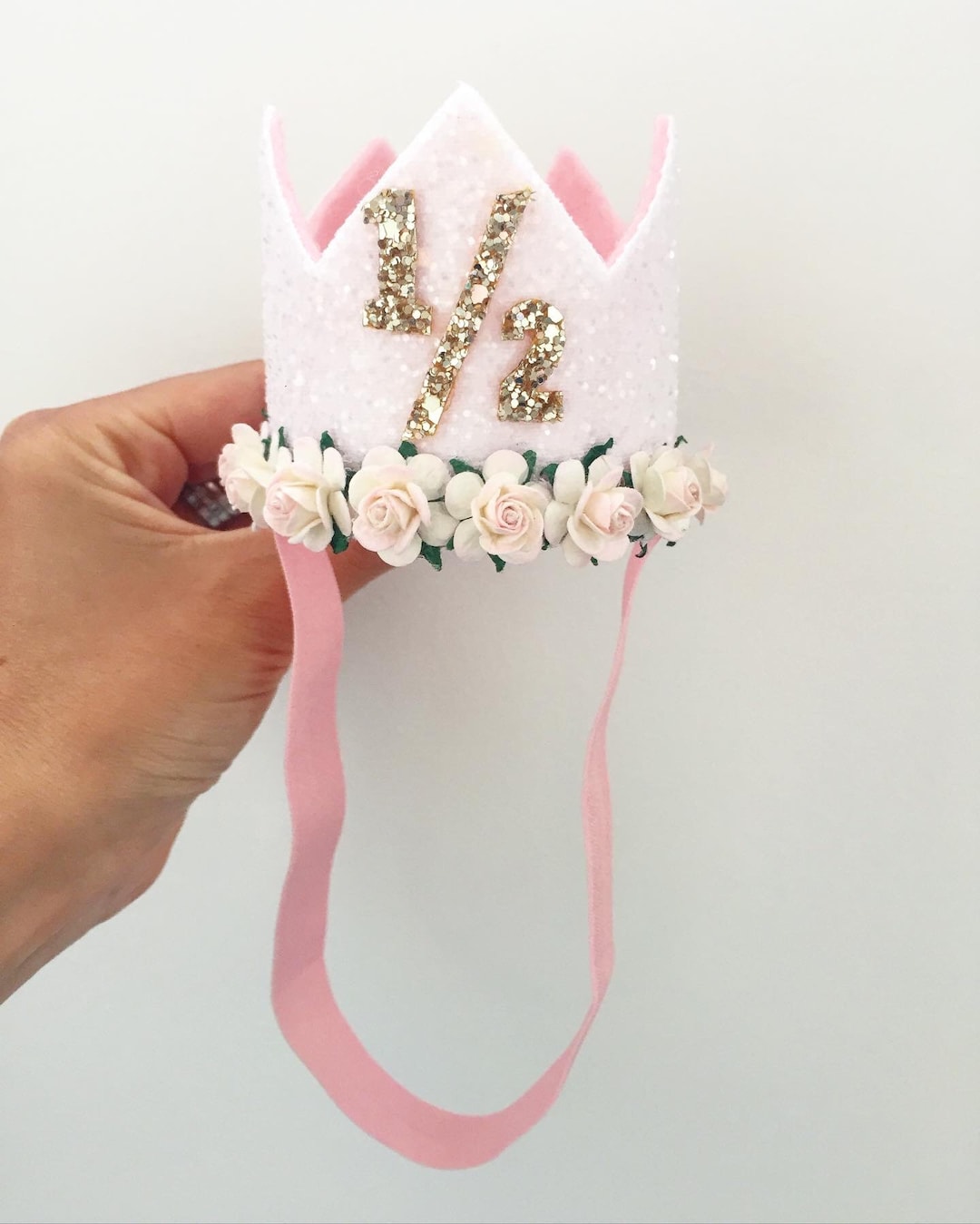 Half Birthday Crown, 6 Months Old Crown, Half Birthday, Crown, Birthday ...