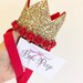 Holiday Crown Photo Shoot Prop Festive Holiday Crown Red - Etsy