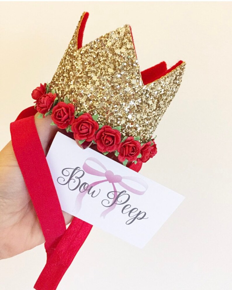 Holiday Crown Photo Shoot Prop Festive Holiday Crown Red - Etsy