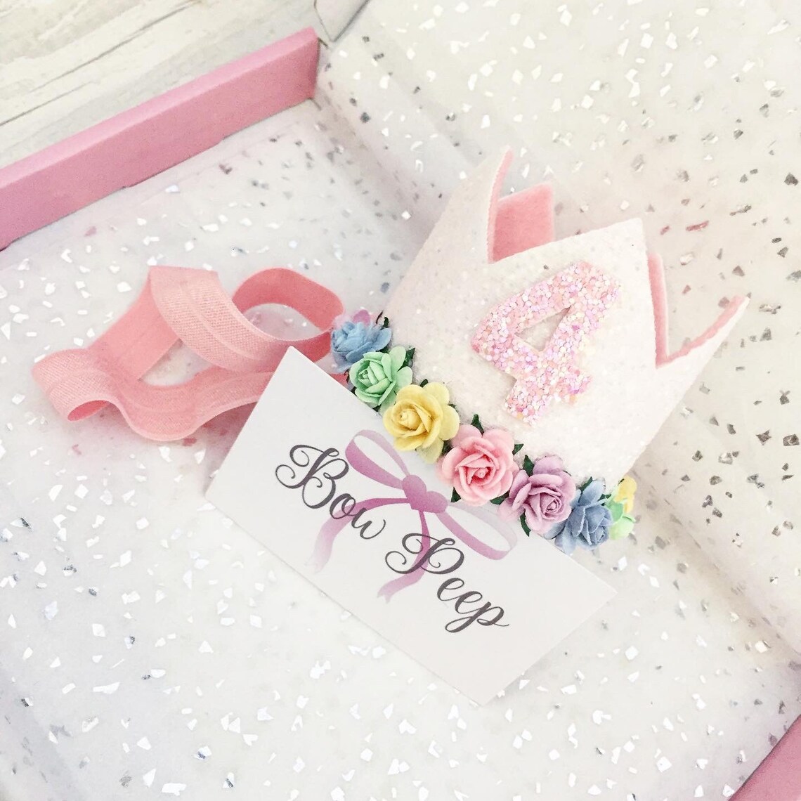 Rainbow Birthday Crown Girls Crown Rainbow Crown Birthday - Etsy