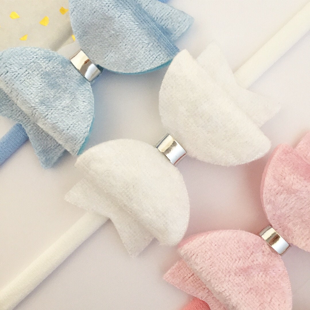 Set of baby bows box set gift gift for baby gir fringe | Etsy