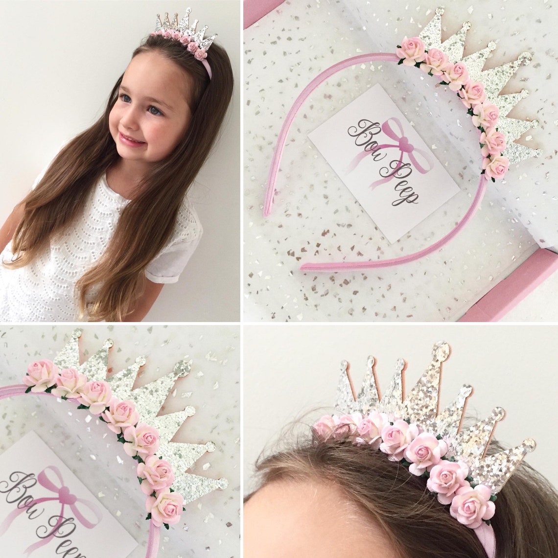 Girls Tiara, Tiara, Childs Tiara, Silver Tiara, Birthday Tiara ...
