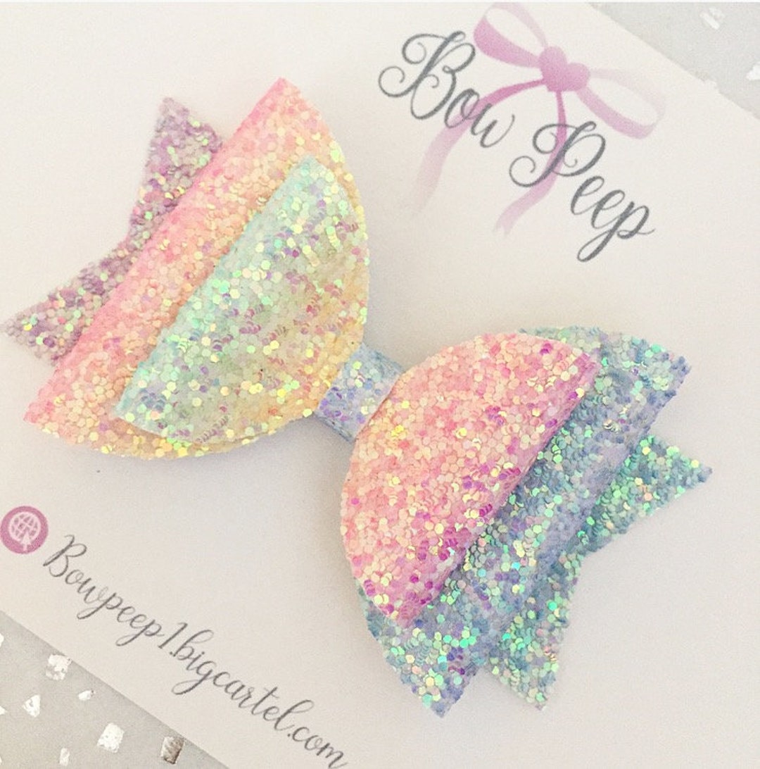 Rainbow Bow, Rainbow Hair Bow, Bows, Rainbow Baby, Baby Bows, Bows on ...