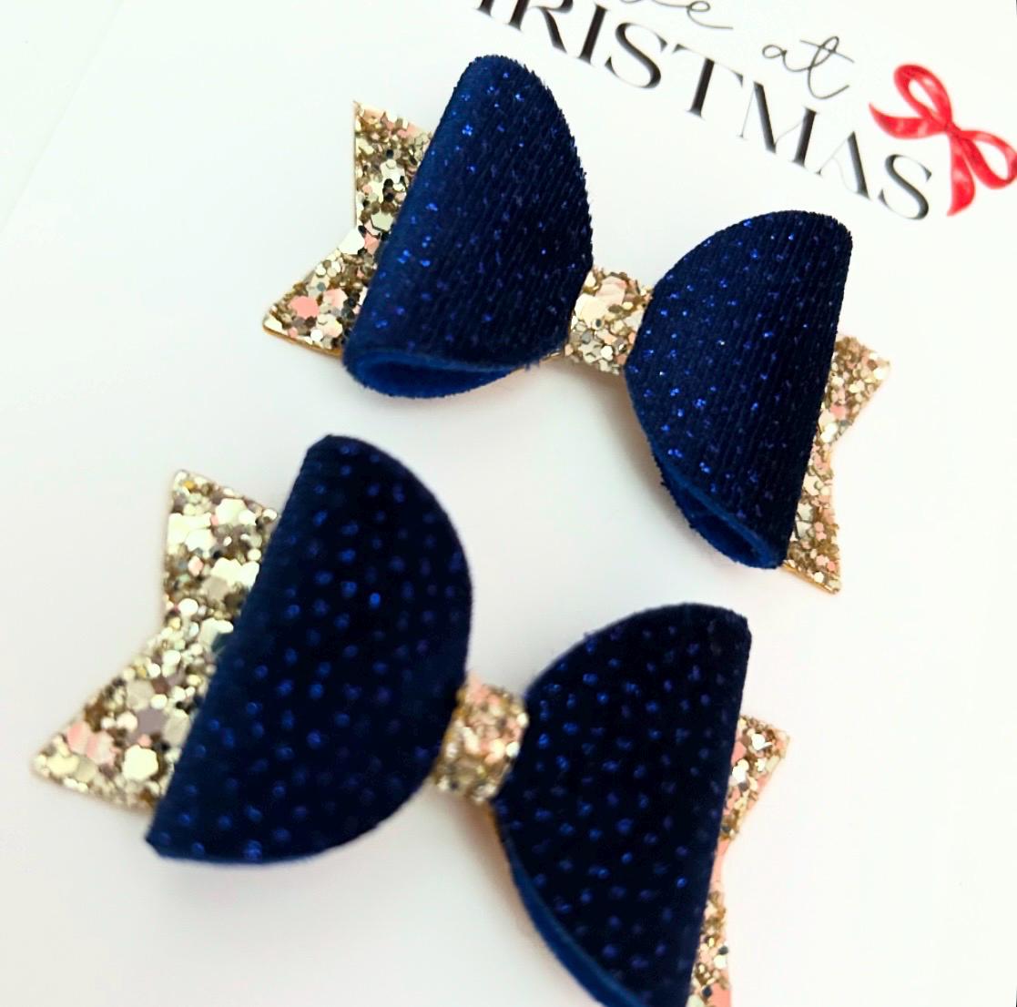 Pigtail Hair Bows, Baby Hair Bow, Gold Hair Bows, Mini Bows, Girls Hair ...