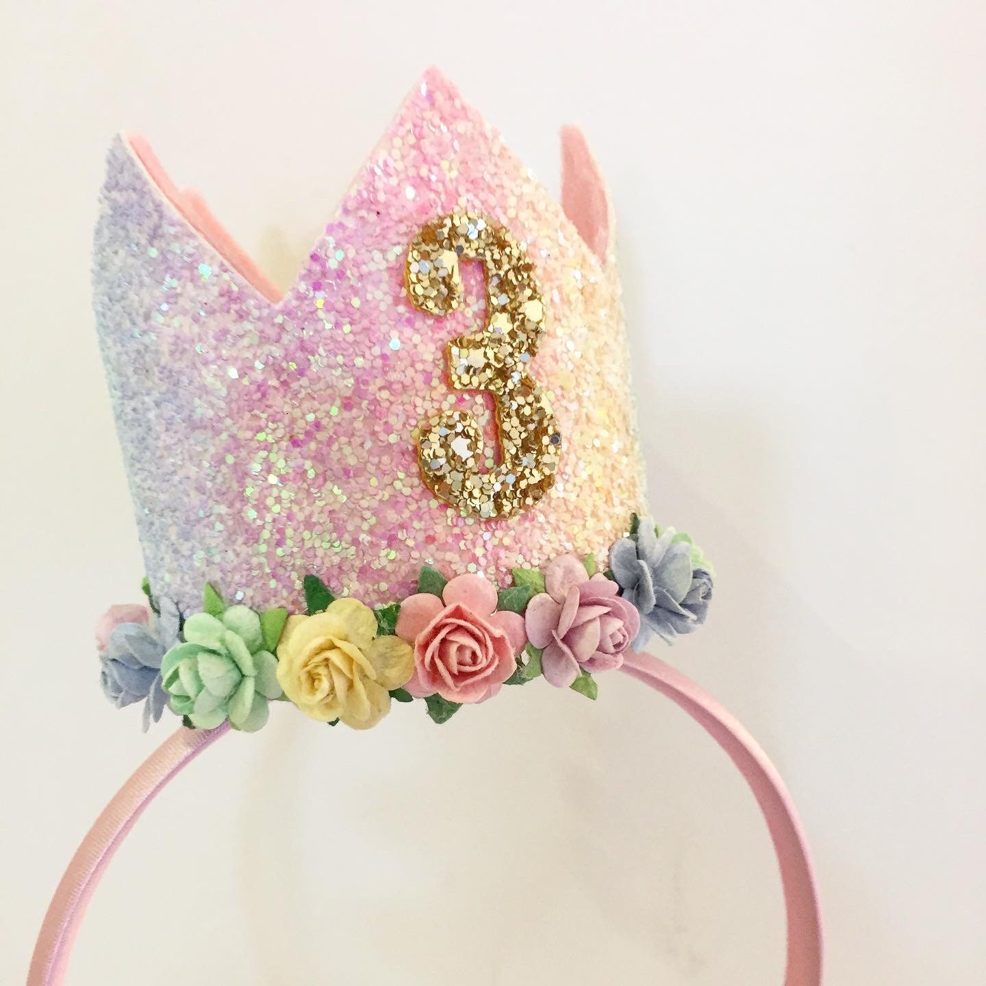 Crown on Alice Band Birthday Crown Party Hat Birthday - Etsy