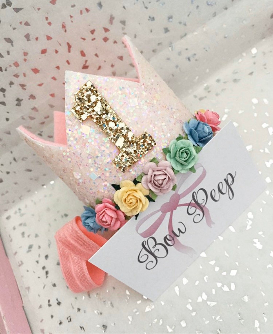 Birthday crown rainbow crown party hat birthday hat cake | Etsy